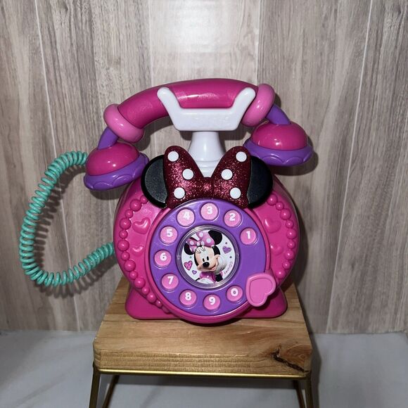 Disney | Toys | Disney Minnie Mouse Pink Telephone Happy Helpers ...